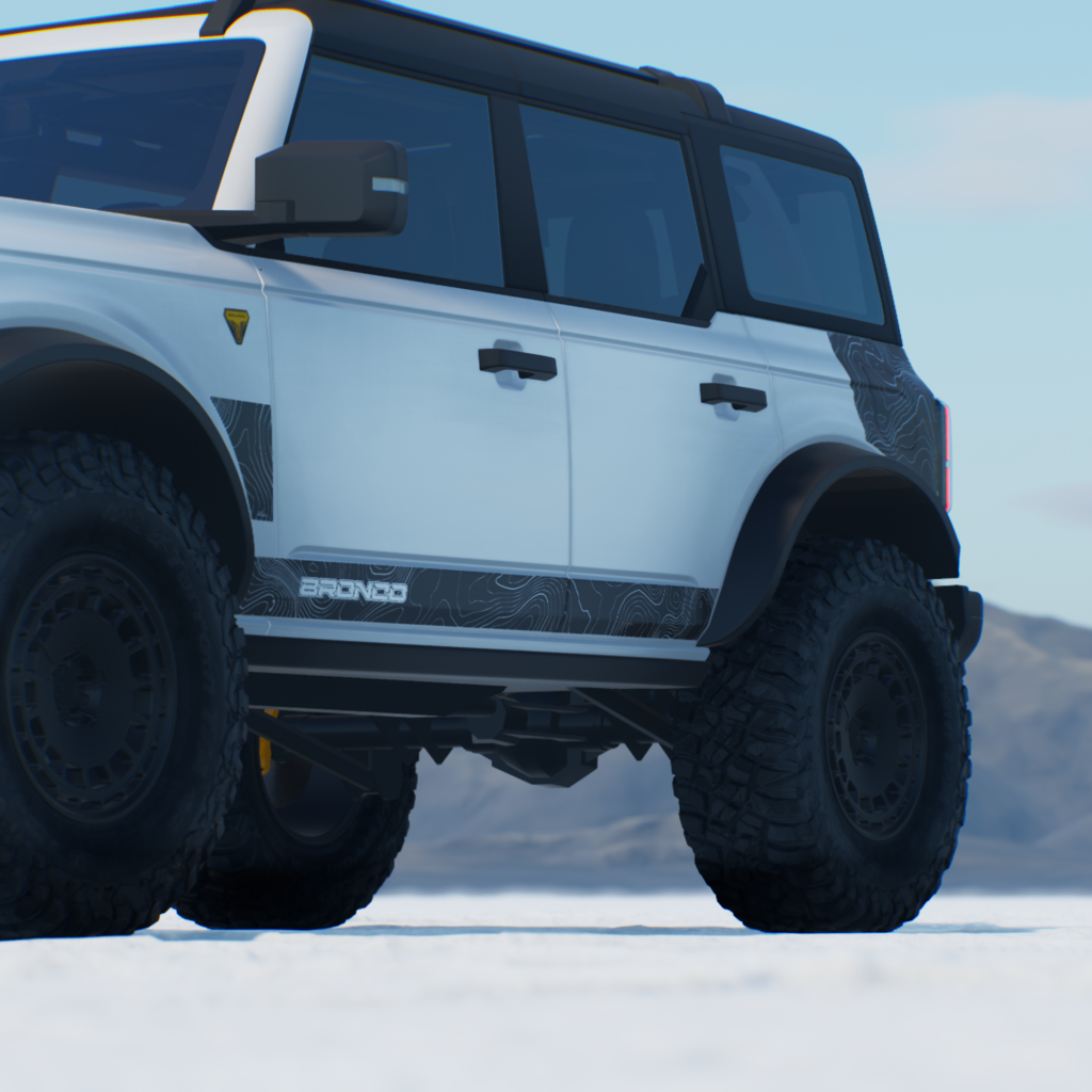 FORD BRONCO TERRAIN FENDER ACCENT - Rumble Wraps