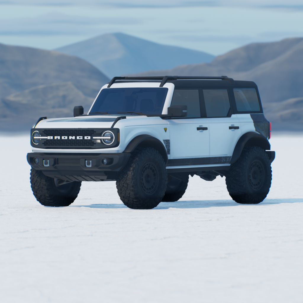 FORD BRONCO FORGED CARBON ROCKER PANEL - Rumble Wraps