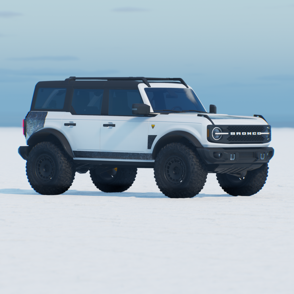 FORD BRONCO FORGED CARBON ROCKER PANEL - Rumble Wraps