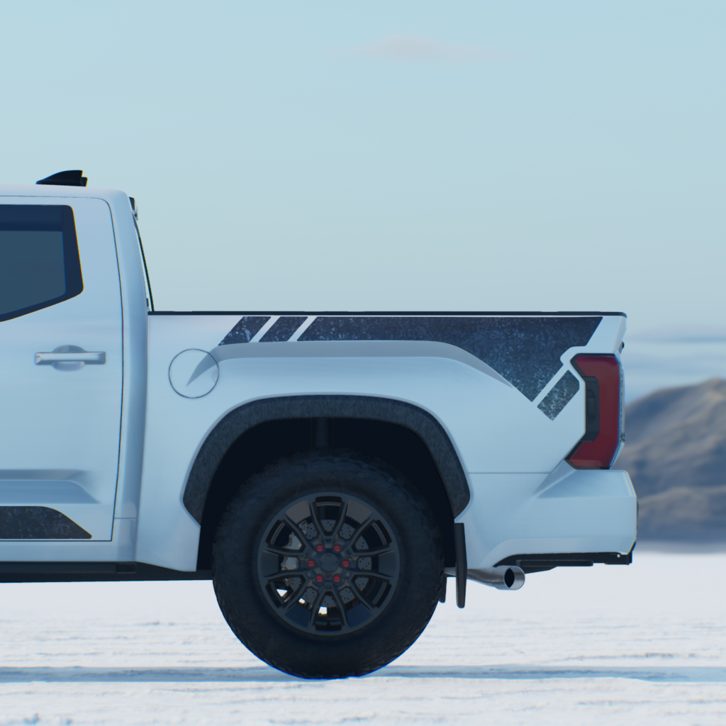 TOYOTA TUNDRA FORGED CARBON BEDSIDES - Rumble Wraps