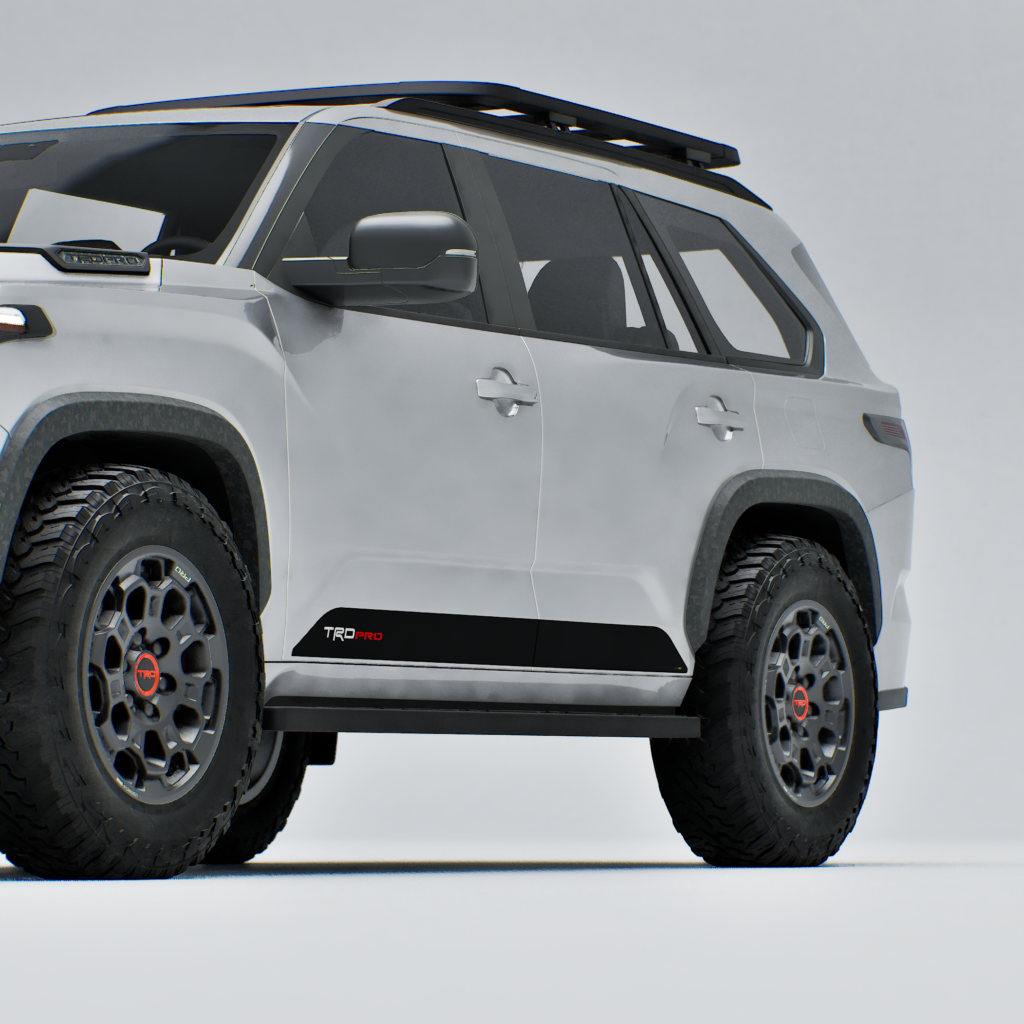 TOYOTA SEQUOIA TRDPRO BLACKOUT+ DOOR - Rumble Wraps