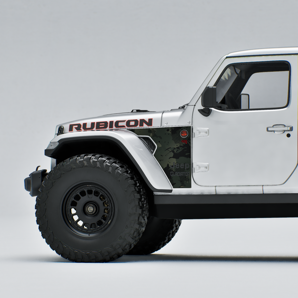 JEEP GLADIATOR RUMBLECAMO FENDER - Rumble Wraps