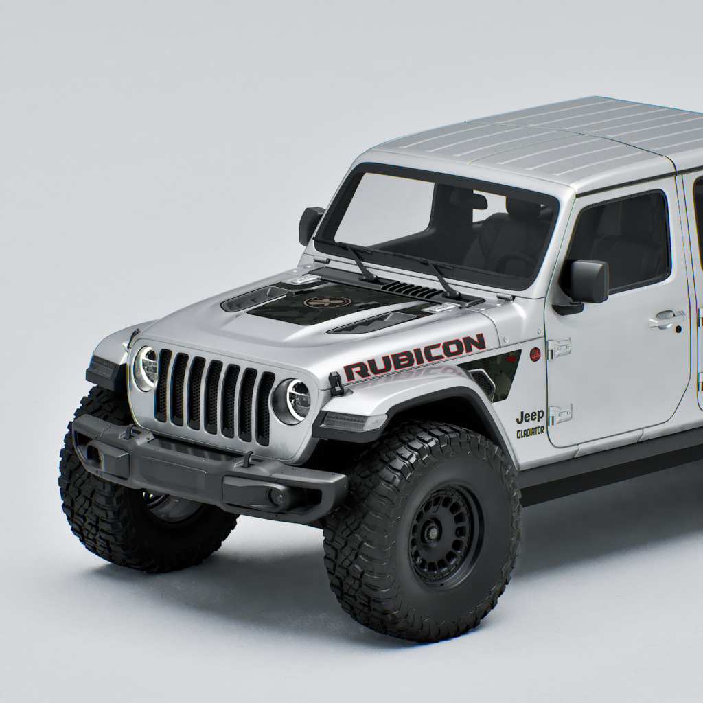 JEEP GLADIATOR RUMBLECAMO FENDER ACCENT - Rumble Wraps