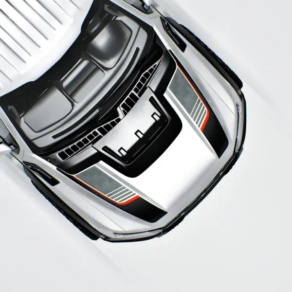 FORD F150 RAPTOR HERITAGE HOOD STRIPES v2 - Rumble Wraps